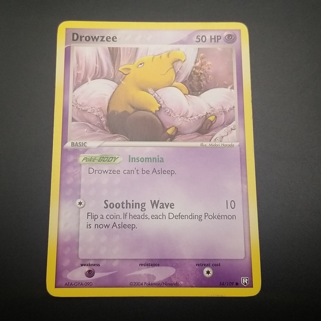 DROWZEE 54/109 - NON-Holo - EX Team Rocket Returns - Pokemon Card - NM ...