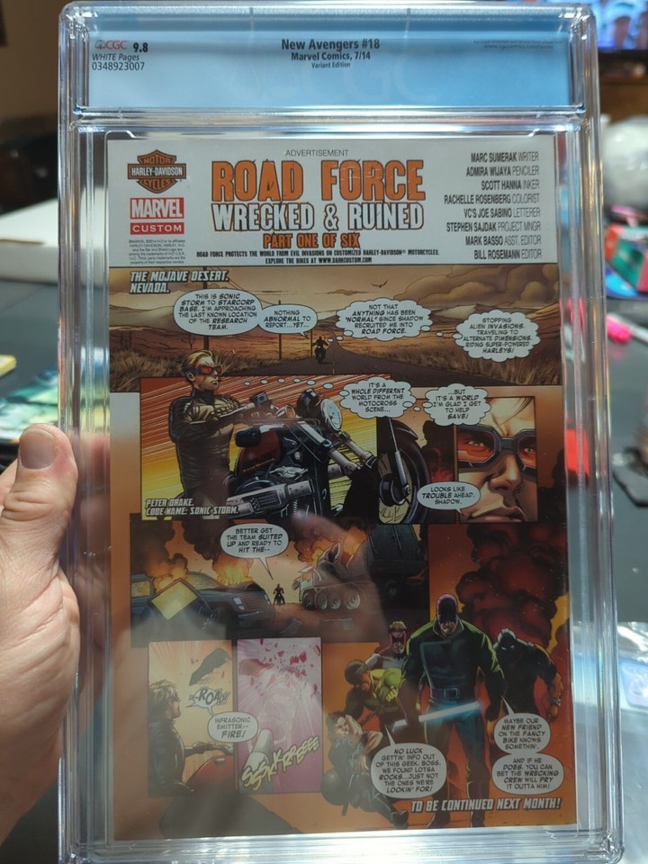 New Avengers 18 CGC 9.8 1:50 Black Panther Variant Ward Marvel Comic ...