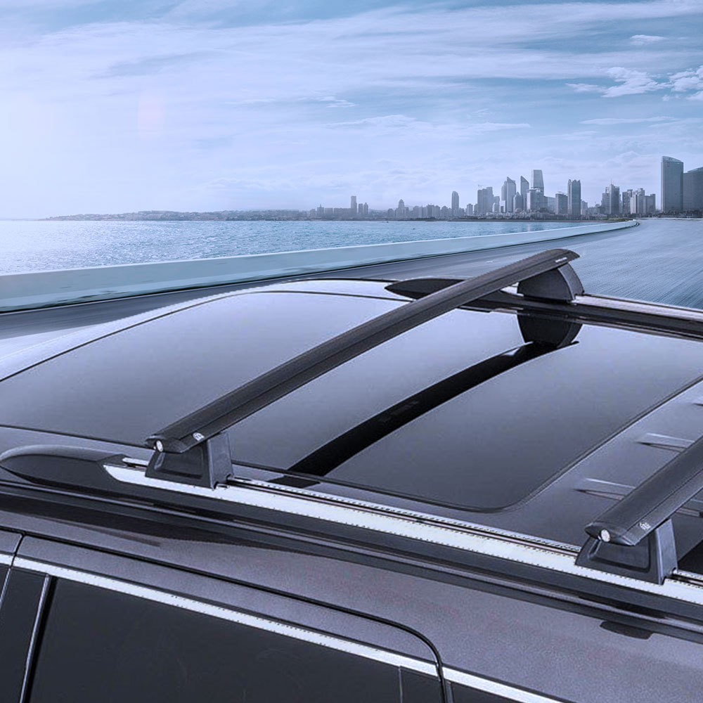 Cross Bars Roof Rack Cross Bars (2011-2022) - 150lb Capacity, Black ...