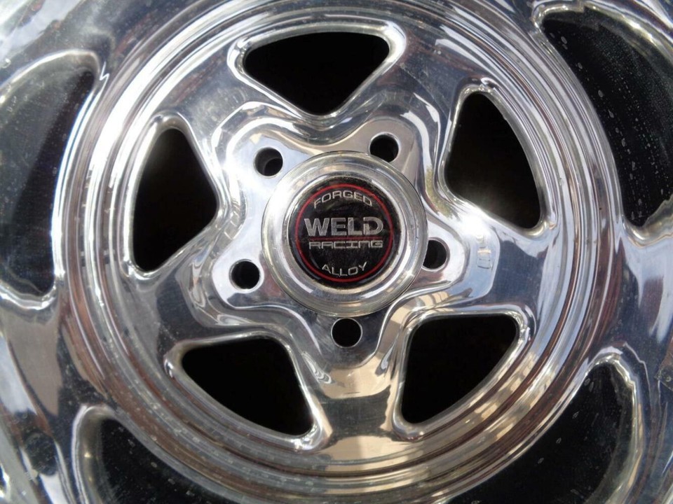 HOOSIER DRAG SLICK 14.5 33 15 CO7 w/ WELD RACING PROSTAR 15x14 5x4.75 ...