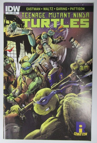 2015 IDW Comics Teenage Mutant Ninja Turtles #51 Cvr RE 1st App ...