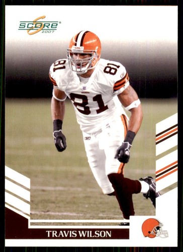 2007 Score Travis Wilson Cleveland Browns #198 NFL Football Sports Card ...