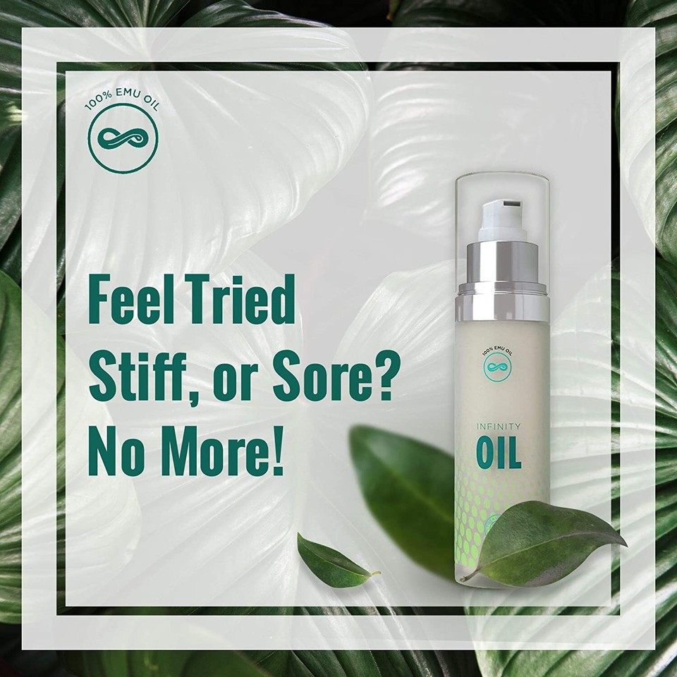 Infinity Oil 100% Pure Emu Oil Pure Natural -Vitamin E - Skin Treatment ...