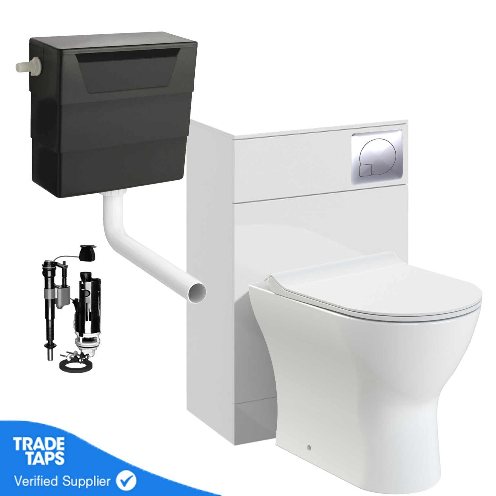 Modern Bathroom Toilet Concealed Cistern Unit 500mm | eBay