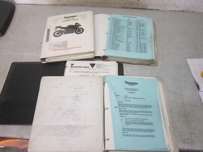 Triumph Service Bulletins and Tech New 2002-2006 | eBay