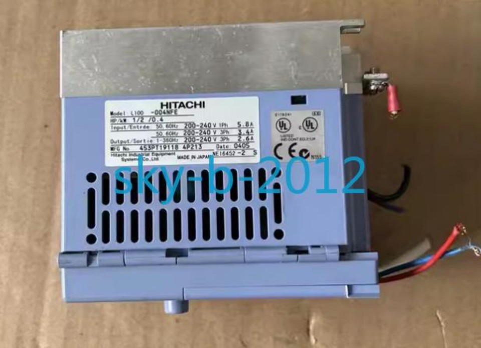 1 PCS Hitachi L100-004NFE Governor Frequency Converter In good ...