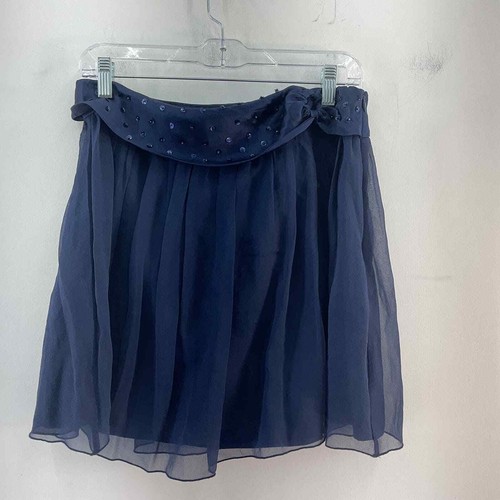 Fray Blue Silk Flare Mini Skirt - Size 4 (Women's Regular) | eBay
