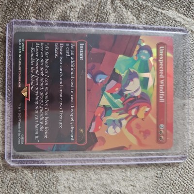1x Unexpected Windfall, Foil, Secret Lair Sonic the Hedgehog, MTG NM | eBay UK