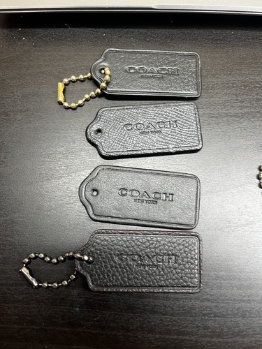Coach NY Hang Tags Lot of 4 Black | eBay