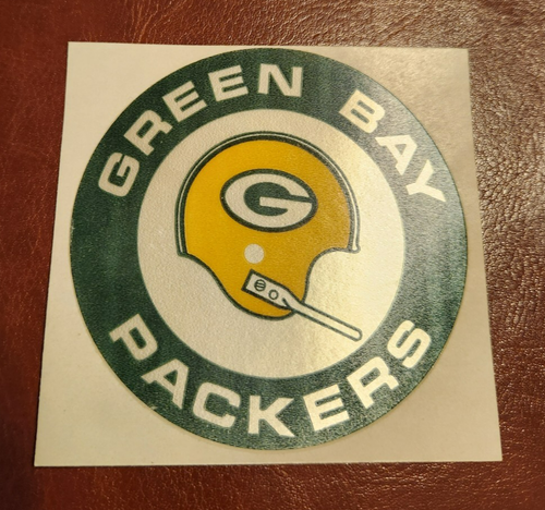 ORIGINAL Vintage 1960’s GREEN BAY PACKERS 3” Sticker Decal NFL BART ...