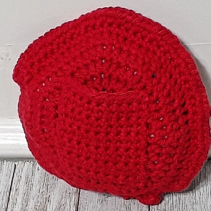 Tooth Fairy Pillow Crochet Red Yarn Thread Handmade in USA | eBay