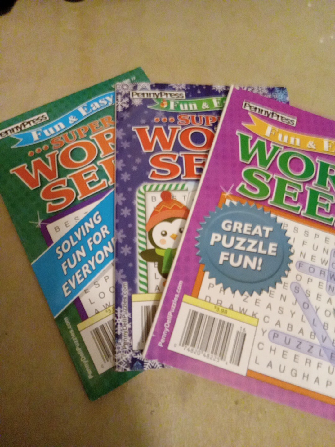 Family Fun or Fun & Easy Word Seek Puzzle Books 4 ct Variety Pack | eBay