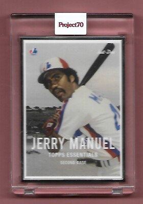 Jerry Manuel 2021 Topps Project 70 Artist Proof A/P 16/51 Expos FREE ...
