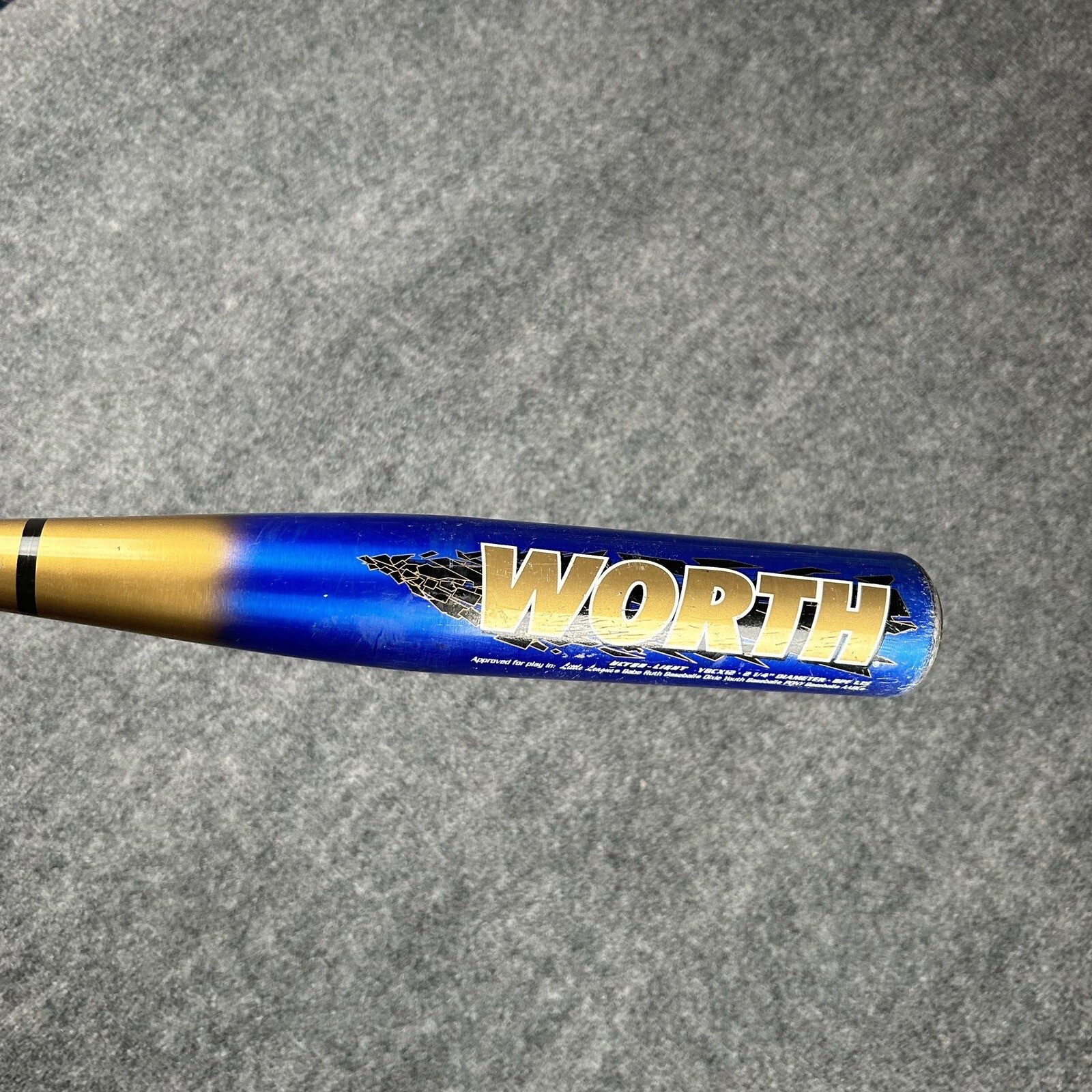 Worth Prodigy Model YNVX12 Ultra lite Blue Bat Xtended Technology ...