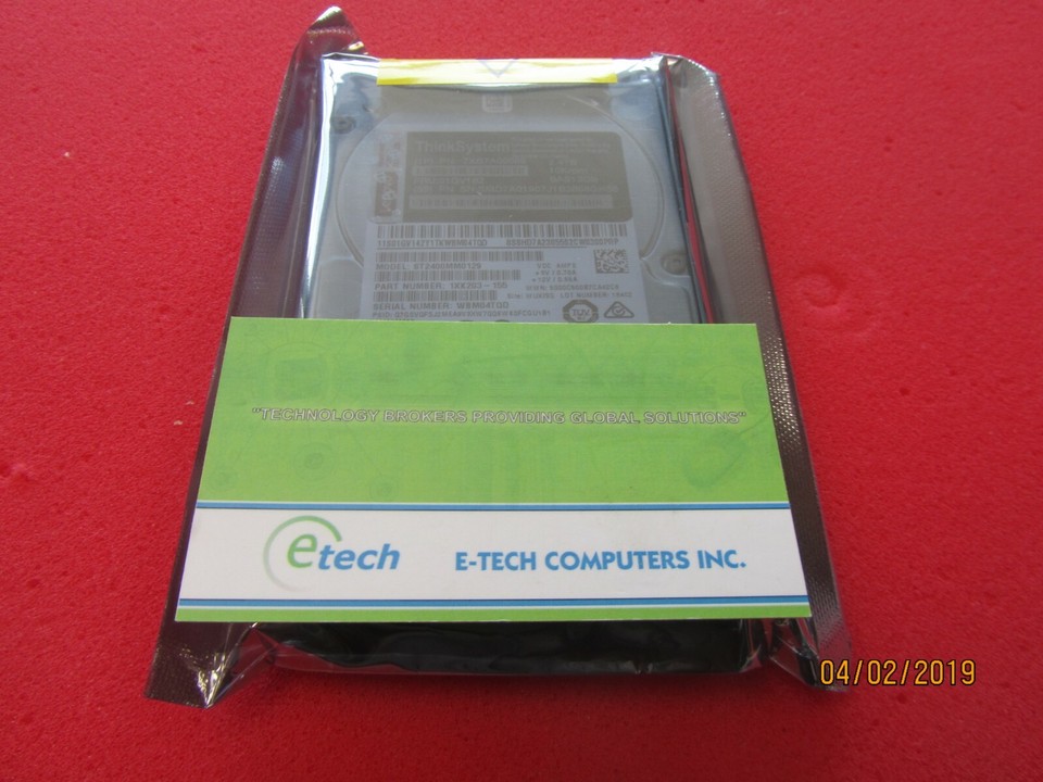 7XB7A00069 01GV182- Lenovo ThinkSystem 2.5" 2.4TB 10K SAS 12Gb Hot Swap ...