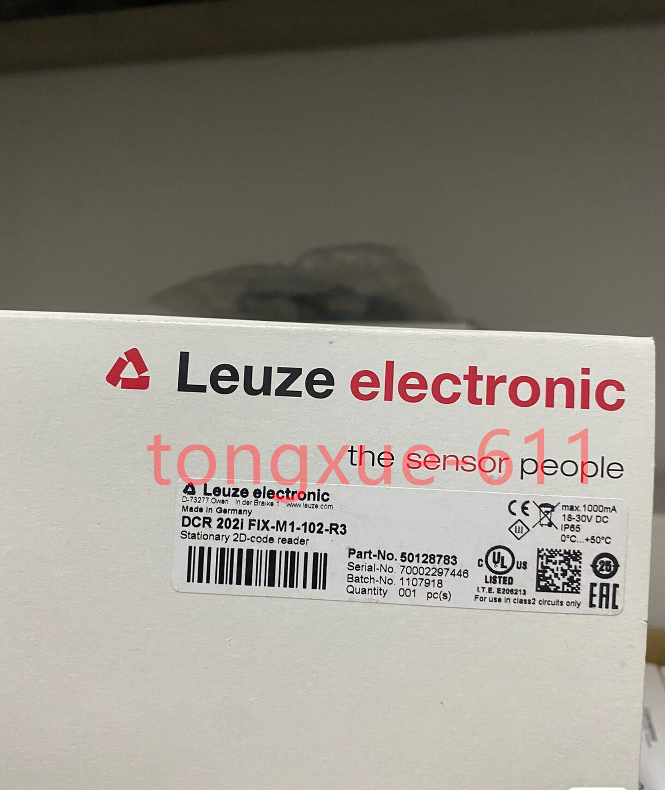 DCR 202I FIX-M1-102-R3 LEUZE Bar code scanner New Via FedEx or DHL | eBay