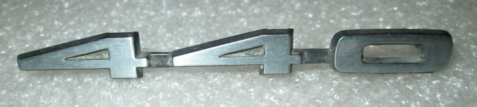 1969 & 1970 DODGE RT PLYMOUTH GTX 440 HOOD EMBLEM BADGE FACTORY ...