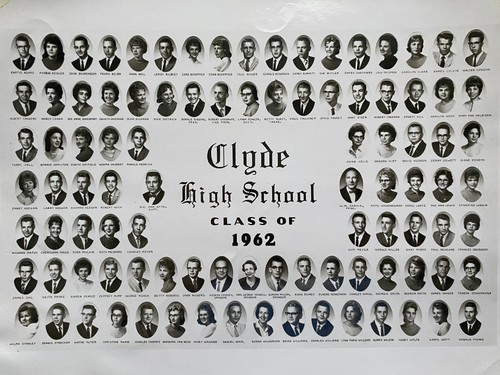 Clyde, Ohio - Clyde High School Graduation Photo - 1962 | eBay
