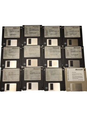 Microsoft Windows for Workgroups Version 3.11 • 3.5" Floppy Vintage ...