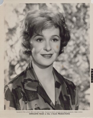 Hollywood Geraldine Page Stunning Portrait (1961) ️Original Vintage ...
