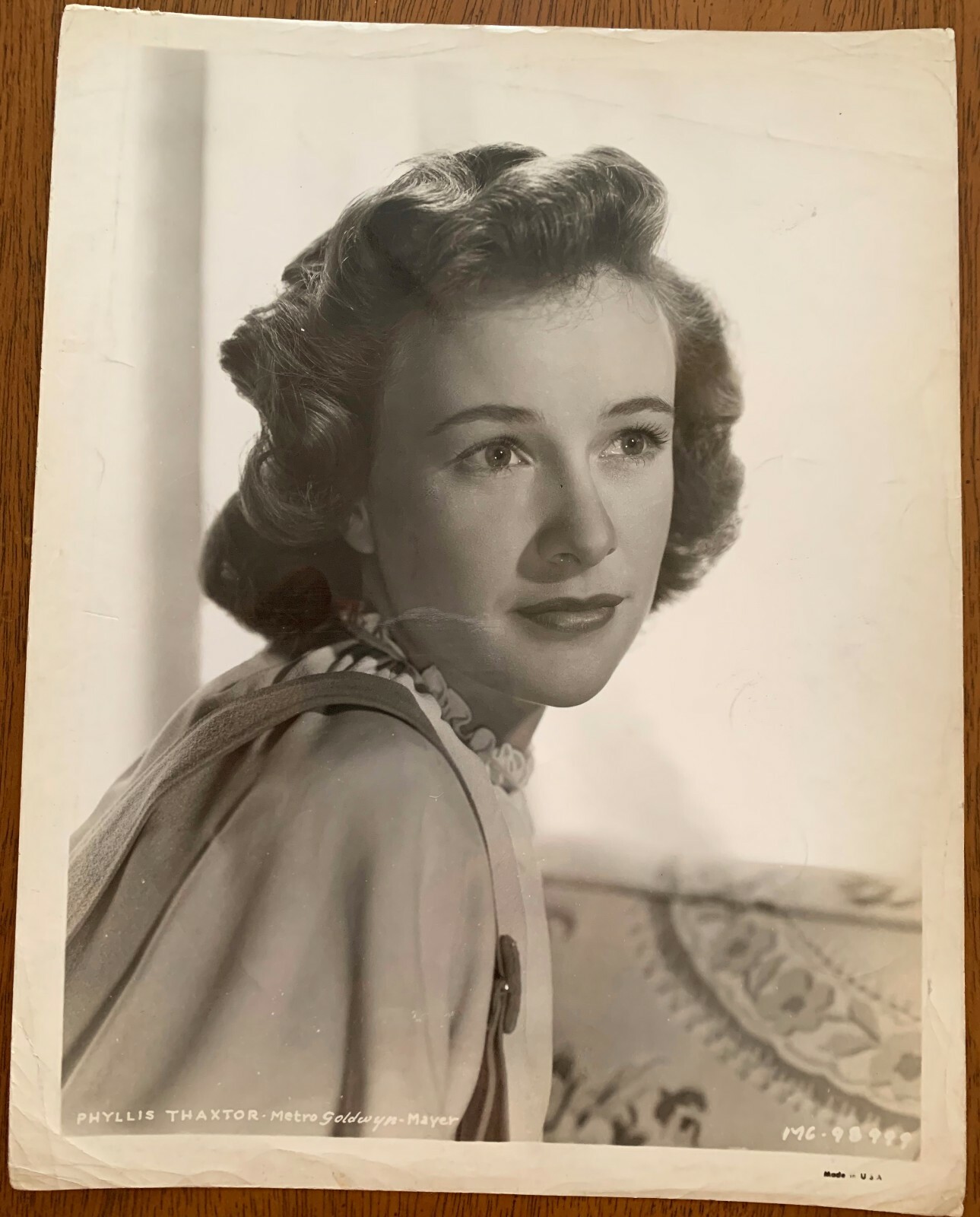 RARE 1944 1st MGM Film PHYLLIS THAXTER Publicity Photo w Different Name ...