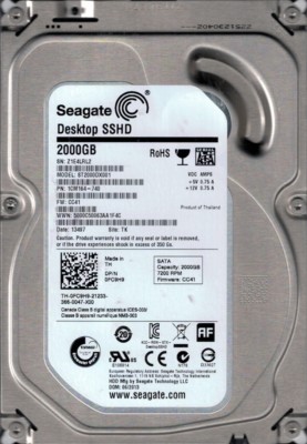 ST2000DX001 P/N: 1CM164-740 F/W: CC41 TK Z1E4 Seagate 2TB | eBay