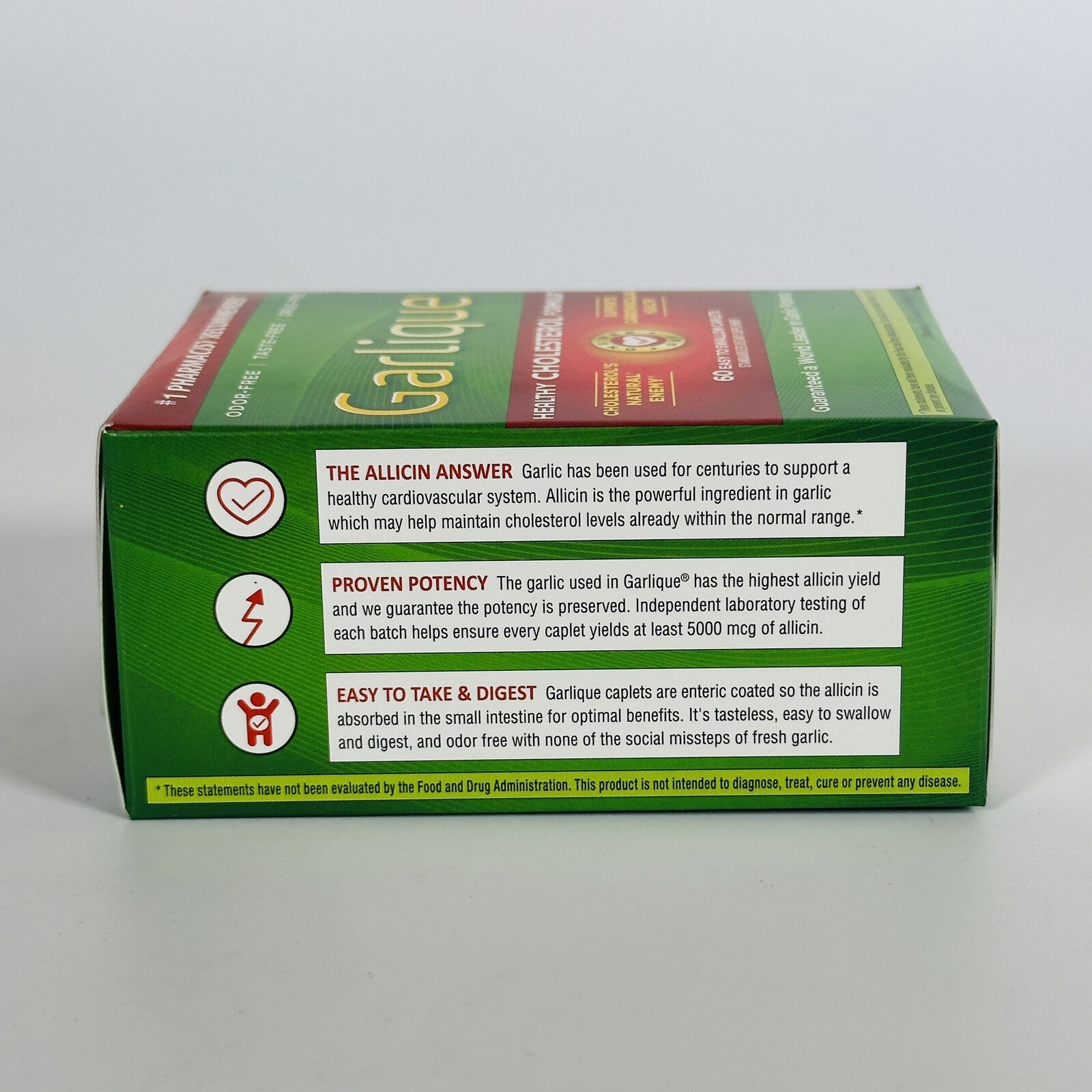 Garlique Cholesterol's Natural Enemy Caplets - 60 Count for sale online ...