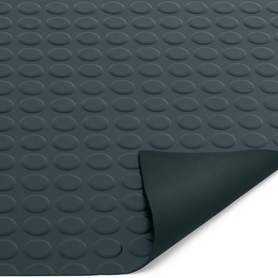 Heavy Duty Rubber Matting Roll and PVC Flooring Garage Non Slip Gym 3mm ...