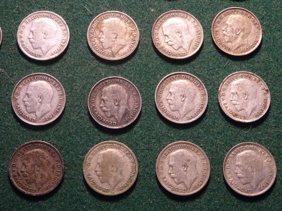 SILVER THREEPENCE collection 1681 - 1920 X 43 COINS Y656 | eBay UK