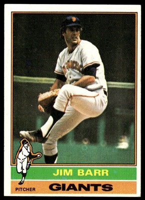 1976 Topps Jim Barr San Francisco Giants #308 | eBay