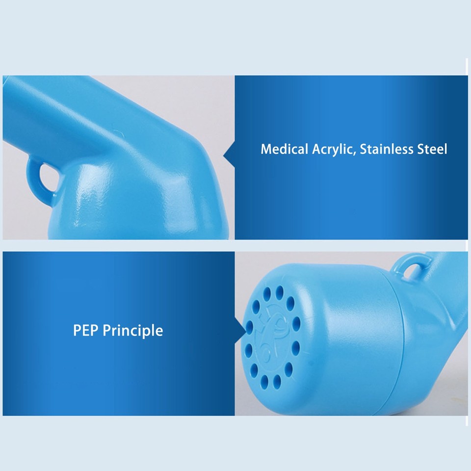Breathing Exercise Device Lung Expansion Mucus Relief Handheld ...