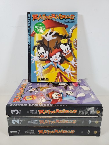 NEW Animaniacs Complete Series Volume 1 2 3 4 DVD Set Steven Spielberg ...