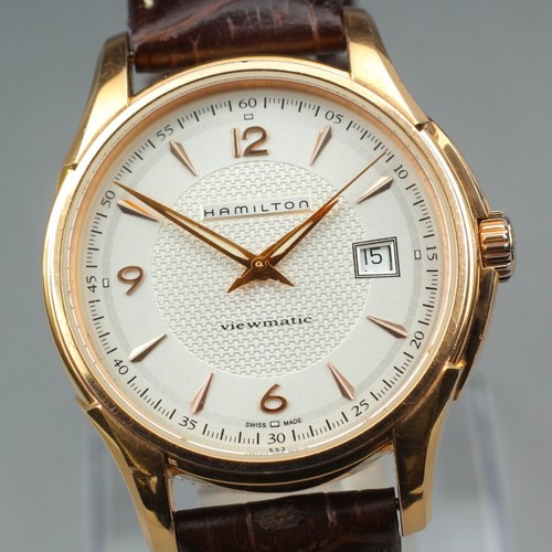 *NEAR MINT* Hamilton JazzMaster Viewmatic H325450 Automatic Men's Watch ...