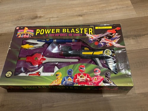 Vtg In Box Mighty Morphin Power Rangers Power Blaster 5-in-1 Weapons ...