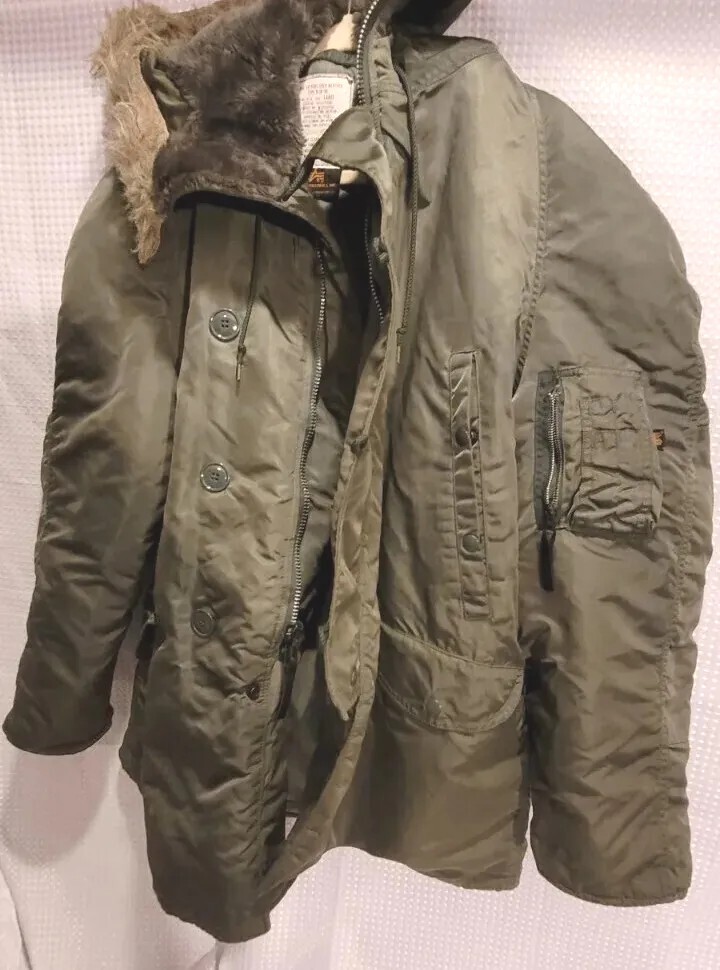 *HOT USA Men's ALPHA INDUSTRIES N-3B PARKA EXTREME CO… - Gem