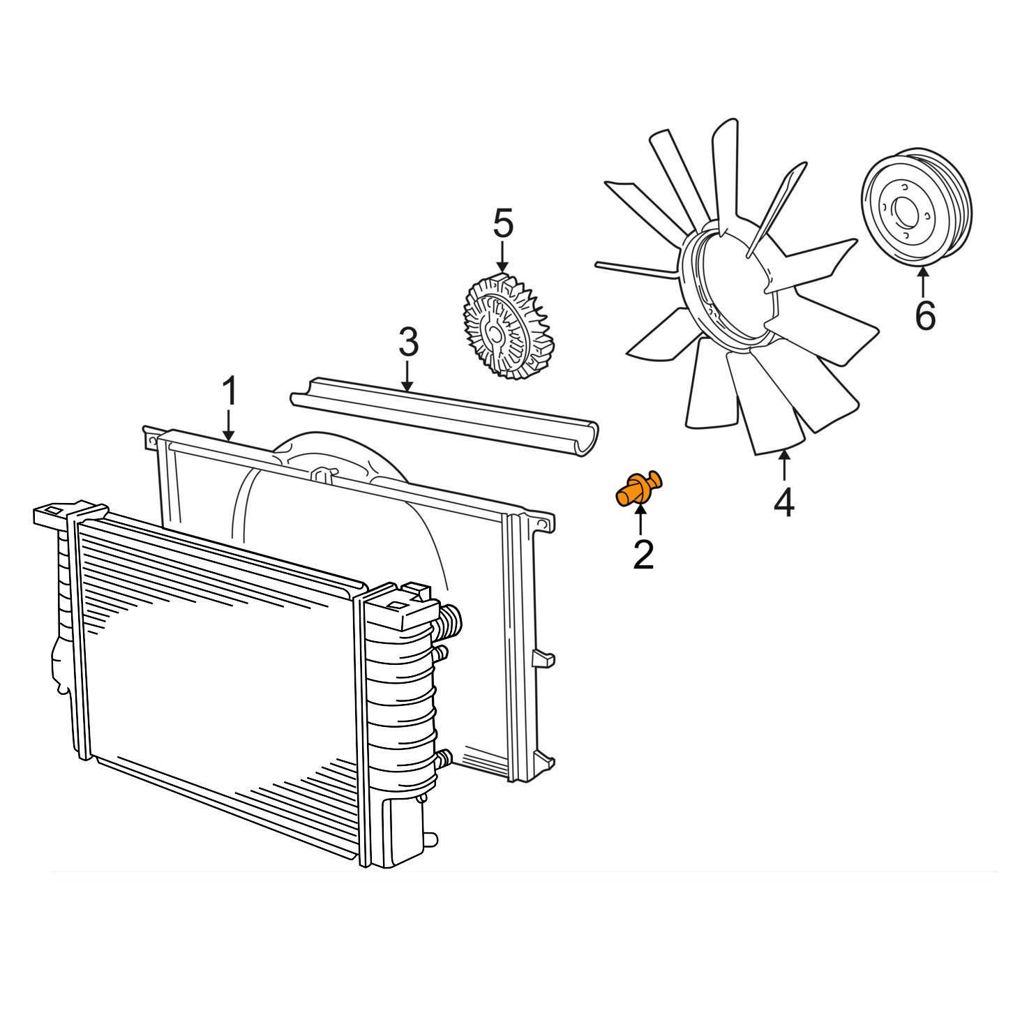 50 Rear Bumper-Side Support Fan Shroud Clip Rivet 17111712963 For Mini ...