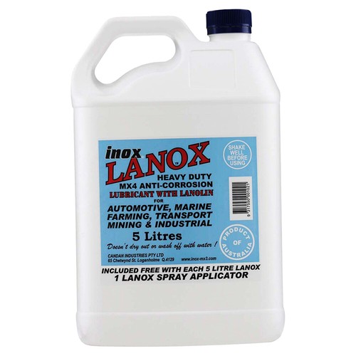 Inox 5L LANOX Lanolin Lubricant Spray MX4-5 Inox | eBay