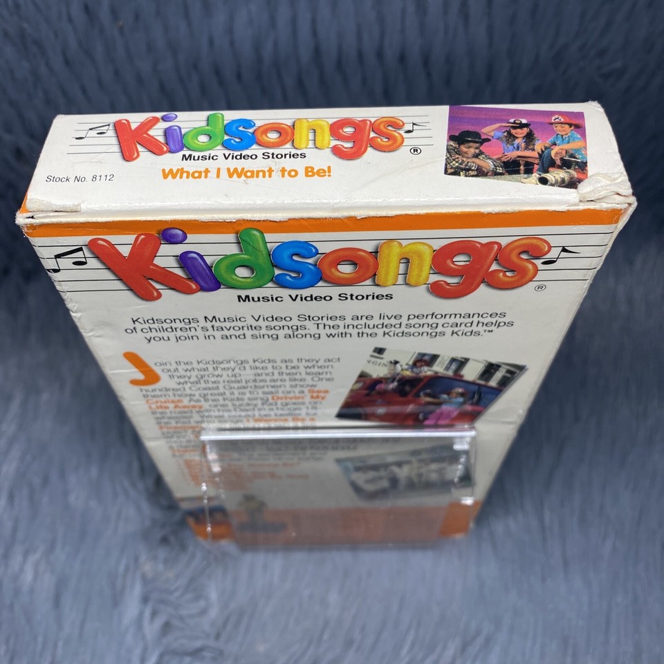 Kidsongs - What I Want to Be! View-Master Video VHS Tape 1987 Kids ...