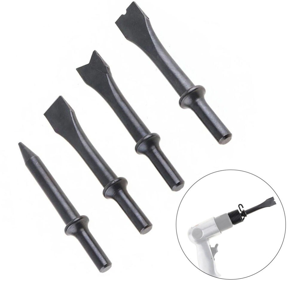 4PCS Extra Long Air Hammer Chisel Set Cutting Rusting Removal | eBay