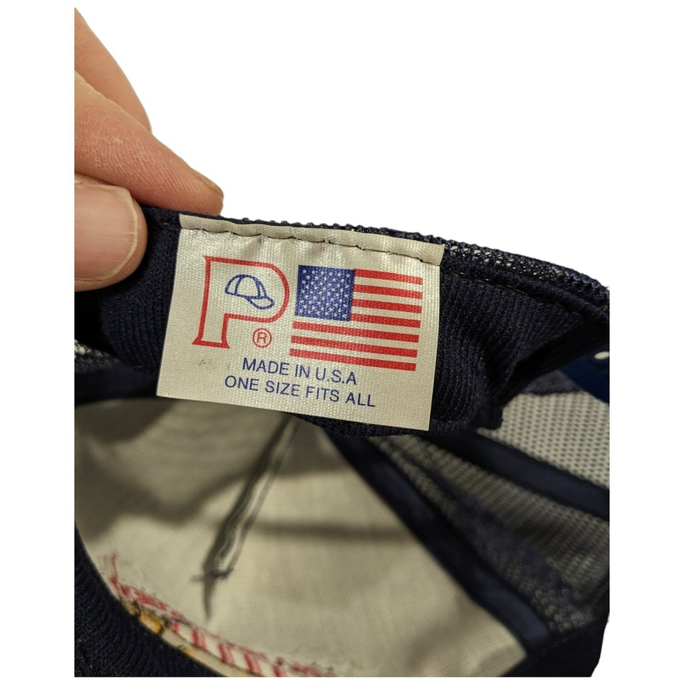 Vintage UNITED STATES US CUSTOMS Hat Marine Law Trucker Mesh Made USA ...