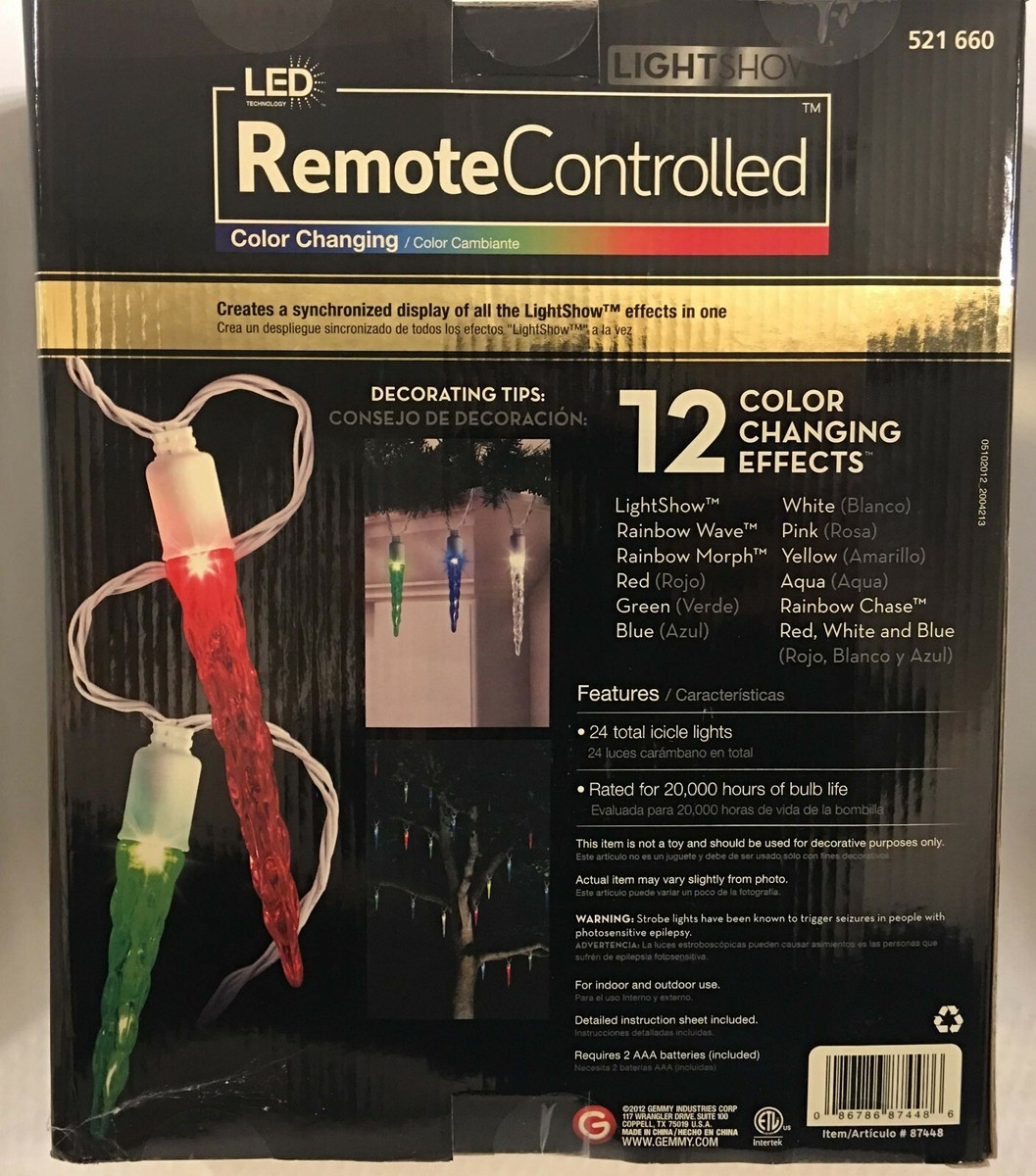 Color Changing Light Show Icicle Color Motion Led Light Show Icicles