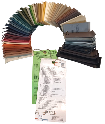 Roppe 700 Series Rubber Wall Base & Vinyl Wall Base Sample Pack | eBay