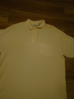 Christopher Hayes Light Yellow Polo Shirt Size XXL | eBay