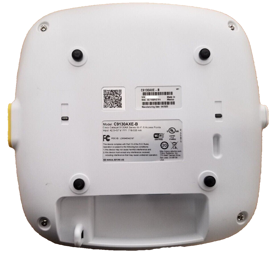 Cisco Catalyst C9130AXE-B 9130AX Series Wi-Fi 6 Access Points | eBay