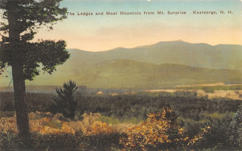 Kearsarge New Hampshire~Mt Surprise: The Ledges & Moat Mountain~1920s ...