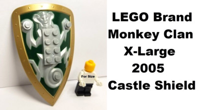 LEGO Minifigure Monkey Shield XL Castle Weapon Shelter Armor Large ...