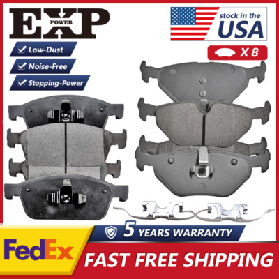 Front Rear Semi-Metallic Brake Pads Kit For Mercedes-Benz E350 E320 ...