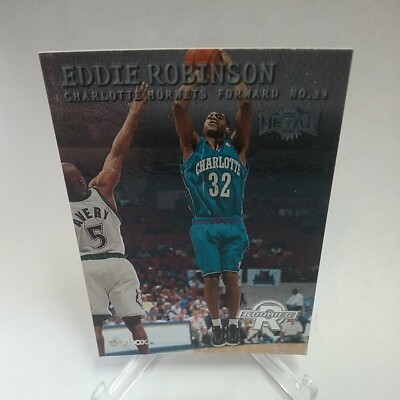 Eddie Robinson Hornets 1999-2000 Fleer Metal Rookie #179 | eBay