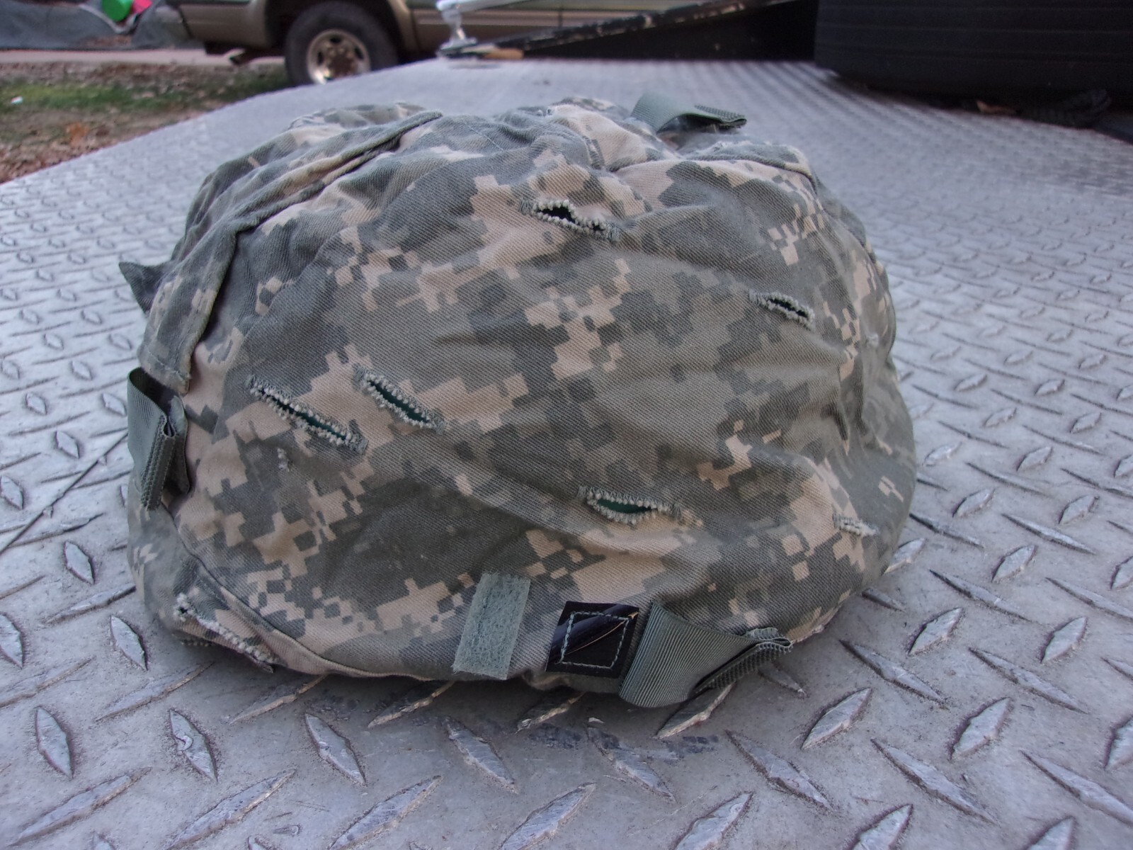 MILITARY SURPLUS ACH ADVANCED COMBAT HELMET COVER LARGE/X-LARGE ACU ...