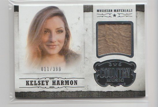 2014 Panini Country Music Material Silver Trading Card Kelsey Harmon 011/399 | eBay